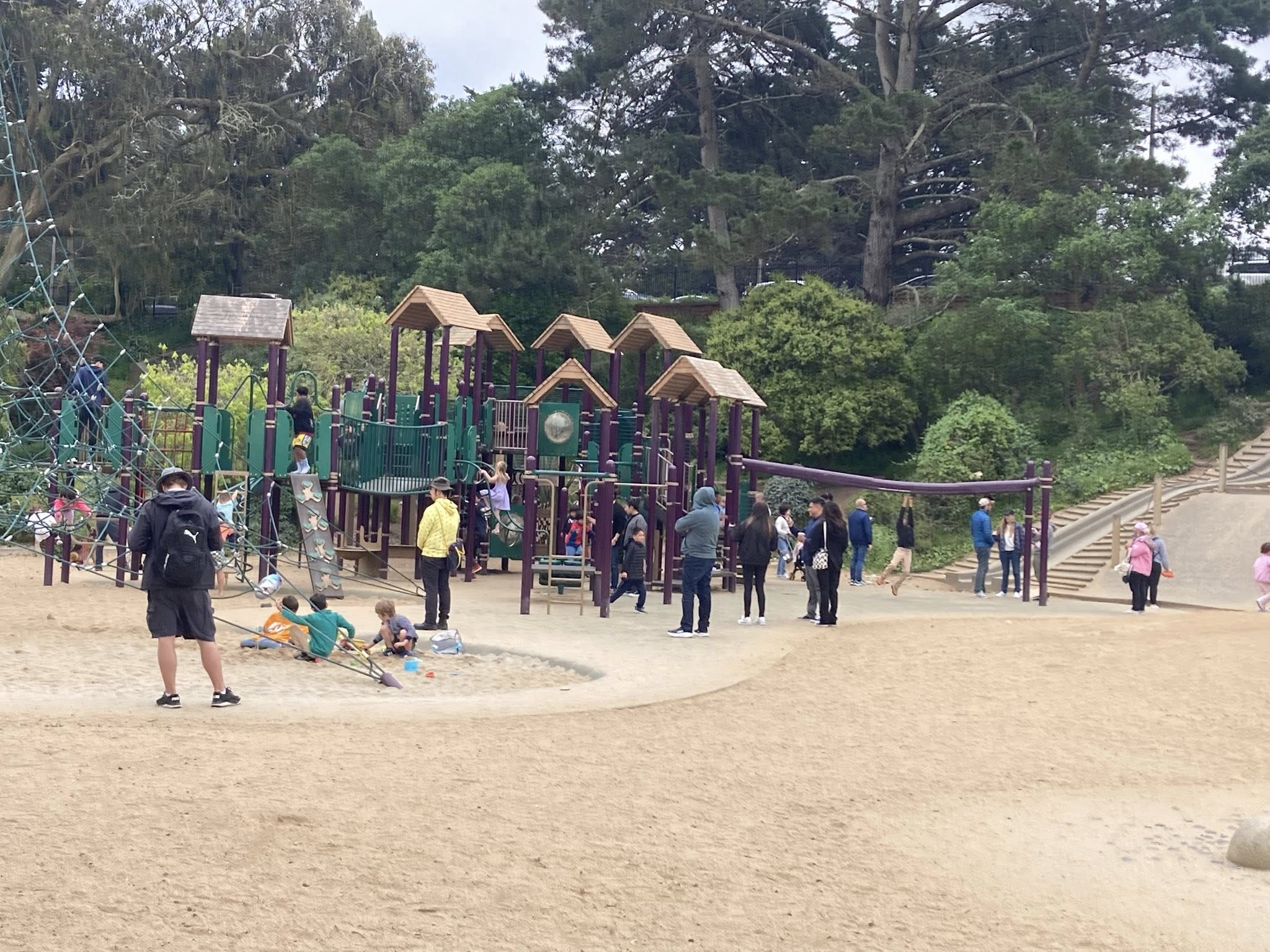 When the kids need a playground, The Koret Playground in Golden Gate Park is an oasis for ...